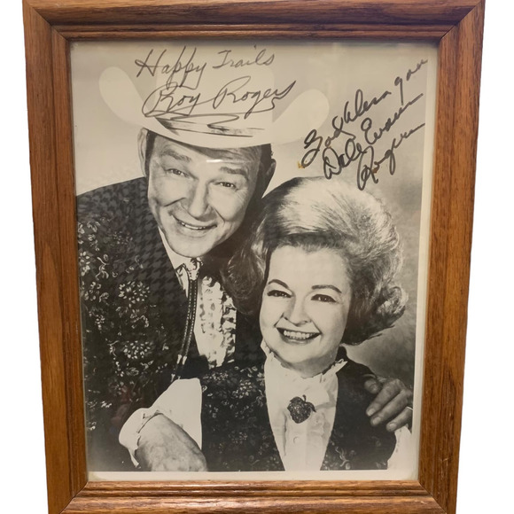 Roy Rogers | Art | Roy Rogers And Dale Evans Actorssingers Autographed ...